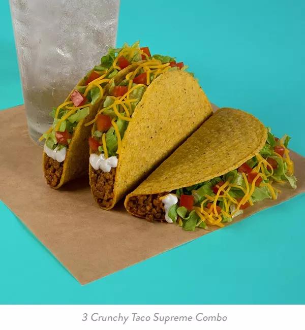 Show me taco bell's menu store